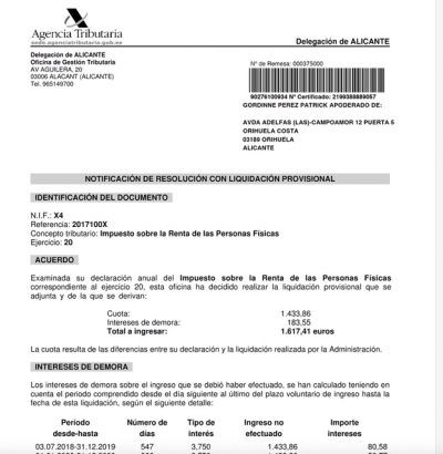 ¿Cómo actuar ante una propuesta de liquidación provisional?