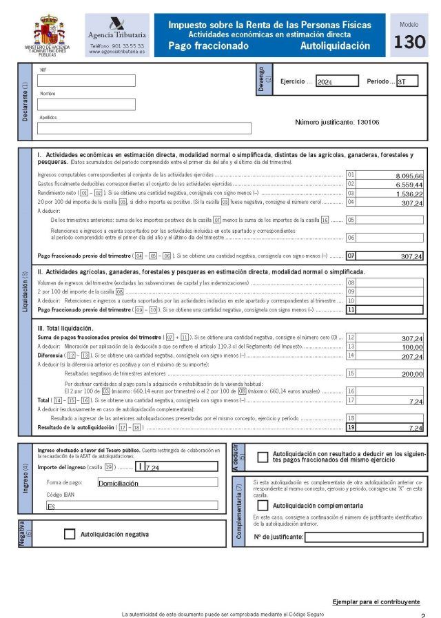 Modelo 130: Guía Completa para Autónomos en España - Asesoría Orihuela Costa